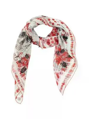 Alexander McQueen Floral-pattern Scarf