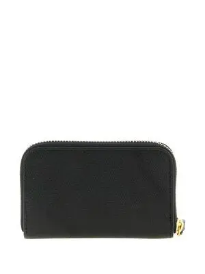 Valentino Garavani Garnet Zip-round Leather Card Holder - Black