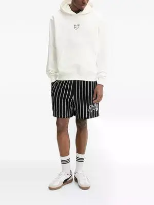 INBETWEENERS Motif-print Hooded Hoodie - Neutrals