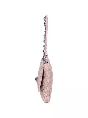 Miu Miu Crystal-embellished Quilted Shoulder Bag