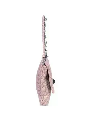 Miu Miu Crystal-embellished Quilted Shoulder Bag