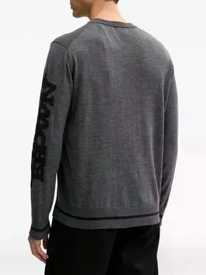 Iceberg Long-sleeve Sweater With Embroidered Motif