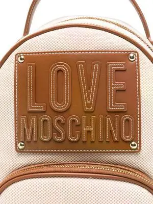 Moschino Embossed-logo Backpack