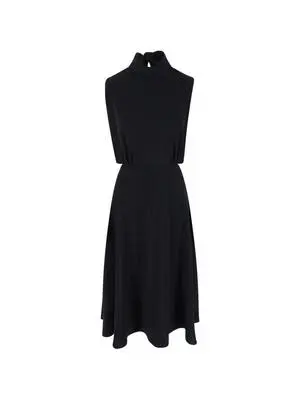 Aspesi Tie-neck A-line Dress
