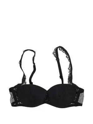 La Perla Lace-trim Bra - Black