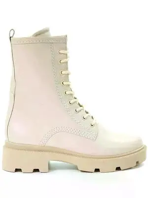 Gabor Leather Lace-up Boots - Neutrals