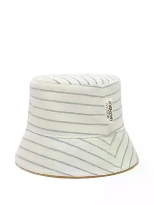 Ruslan Baginskiy Striped Label Bucket Hat