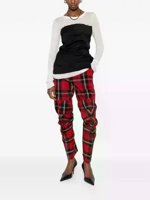 Comme Des Garçons 2010 Tartan-pattern Trousers