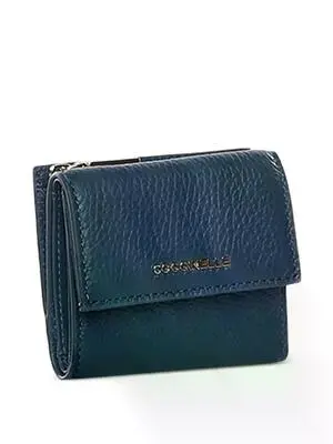 COCCINELLE Small Grained-leather Wallet