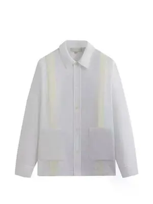 Kith Seersucker Boxy Collared Shirt Jacket