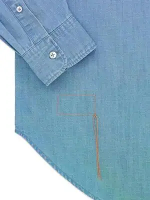 FORTELA King Chest-pocket Chambray Shirt