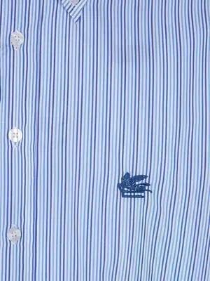Etro Striped Buttoned Shirt - Blue