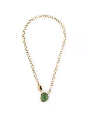 Gas Bijoux Billy Stone Chain Necklace - Gold