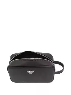 Emporio Armani Logo-plaque Zip Pouch