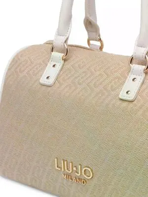 Liu Jo Logo Top Handle Handbag - Neutrals