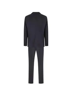Tagliatore Double-breasted Two-piece Suit - Blue