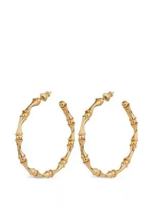Gas Bijoux Tone Hoop Earrings - Gold