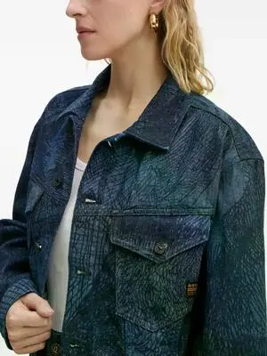 G-star Raw Rembrandt Patterned Denim Jacket