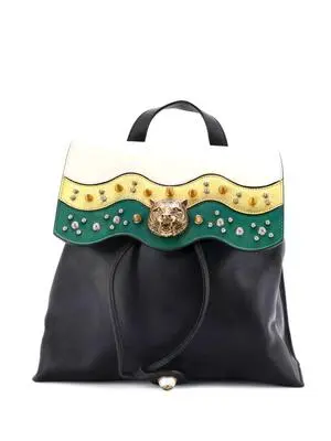 Gucci Animalier Malin Studded Leather Medium Backpack