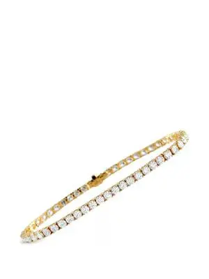LB EXCLUSIVE Round-cut Diamond Tennis Bracelet - Gold