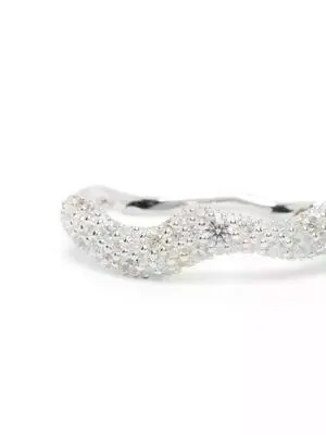 MISSOMA Molten Embellished Hoop Earrings