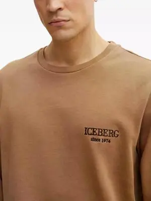 Iceberg Logo Crew-neck Sweatshirt
