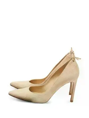 STUART WEITZMAN Pointed-toe Suede Pumps