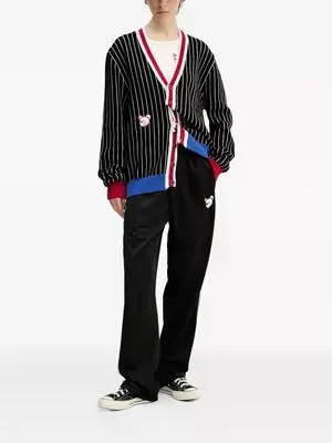 INBETWEENERS Striped Appliqué Cardigan