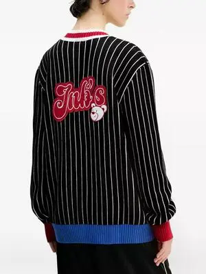 INBETWEENERS Striped Appliqué Cardigan