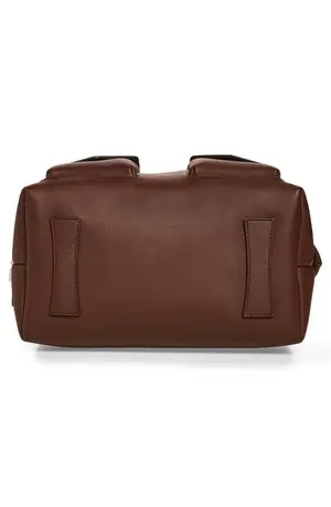 Max Mara Bowler Leather Satchel