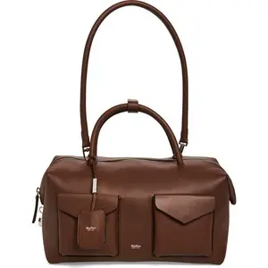 Max Mara Bowler Leather Satchel - Brown