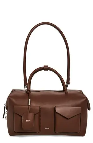 Max Mara Bowler Leather Satchel - Brown