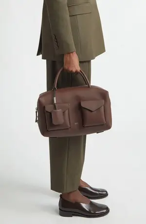 Max Mara Bowler Leather Satchel - Brown