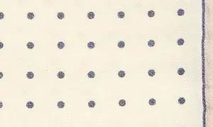 Eleventy Polka Dot Wool & Cotton Muslin Pocket Square - Ivory And Blue