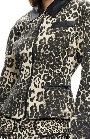 Lioness Soho Print Jacket - Leopard