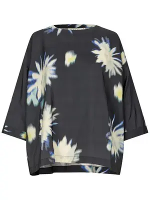 MASAI COPENHAGEN Becca 3/4 Sleeve Round Neck Blouse