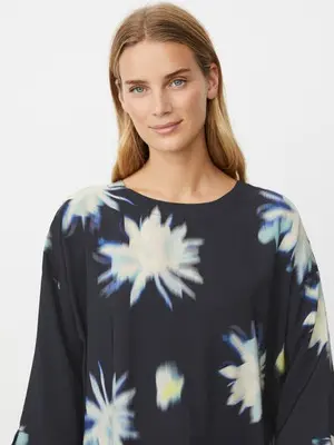 MASAI COPENHAGEN Becca 3/4 Sleeve Round Neck Blouse