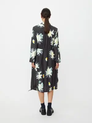 MASAI COPENHAGEN Long Sleeve Printed Midi Dress