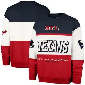 '47 Houston Texans Breeze Maximalist Sweatshirt - Navy