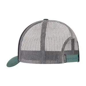 ELEMENT Logo Trucker Hat With Mesh Back And Snapback Closure - Black