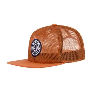 ELEMENT Low Profile Mesh Crown Cap With Embroidered Patch Logo Coral
