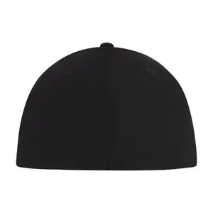 ELEMENT Stretch Fit 6-panel Cap With Curved Visor - Black