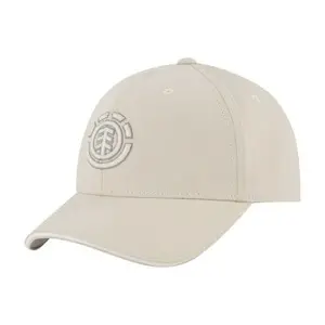ELEMENT Stretch Fit 6-panel Cap With Curved Visor - Cream
