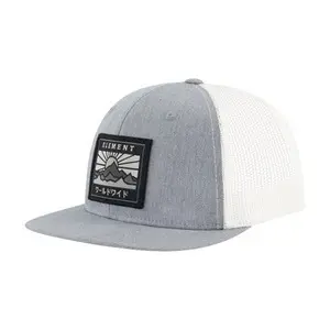 ELEMENT Flat Brim 6-panel Mesh Back Cap - Heather