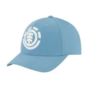 ELEMENT Stretch Fit 6-panel Cap With Curved Visor - Light Blue