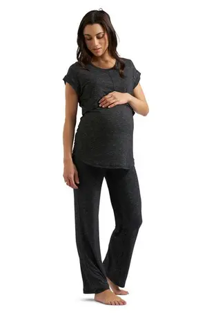 RIPE MATERNITY Dreamy Nursing Tee - Granite