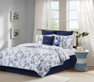 C&F HOME Midnight Lagoon Quilt Set Bedding Collection - Blue