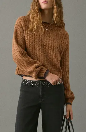 Mango Cuffed Sweaters For Women