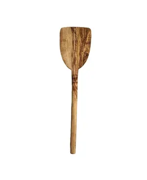GHARYAN STONEWARE Olive Wood Pancake Spatula - Natural