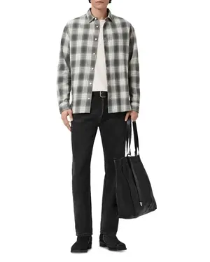ALLSAINTS Kelby Long Sleeve Shirt - Clouded Grey